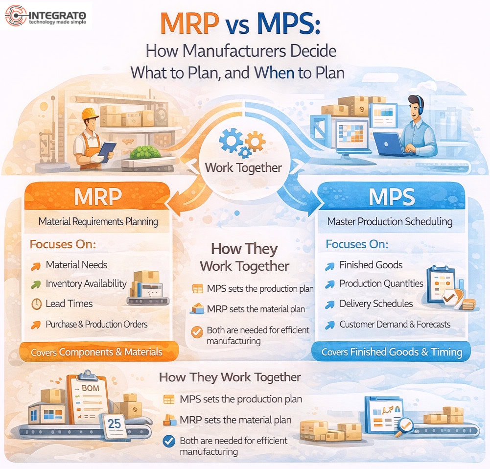 MRP vs MPS Explained | How Manufacturers Should Plan in 2026